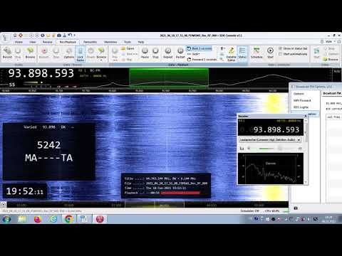 FM DX Es - 100621 1751UTC - 93.9 Radio Margherita (I) Noto/Contrada San Lorenzo (sr) 3.2kW 1334km