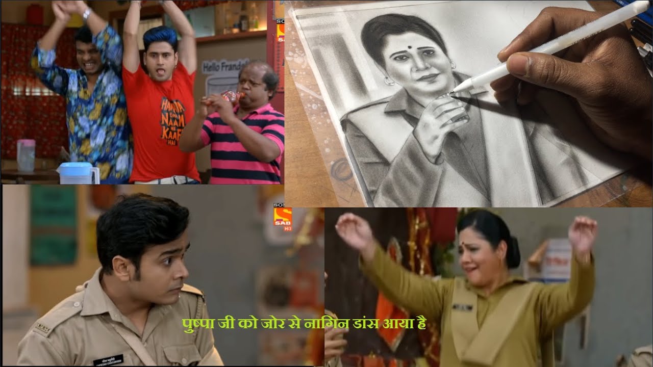 पुष्पा जी की Drawing || Maddam sir ||(part-3)#maddamsir #sab - YouTube