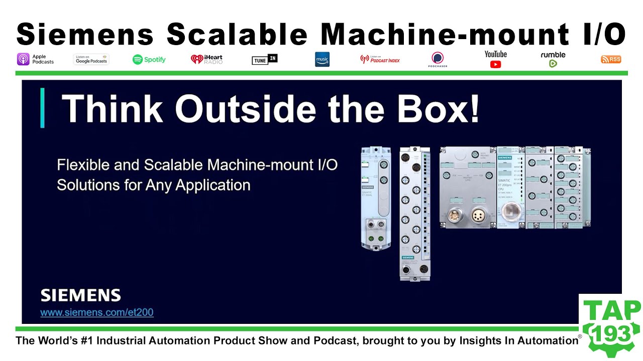 Siemens Machine-mount I/O - YouTube