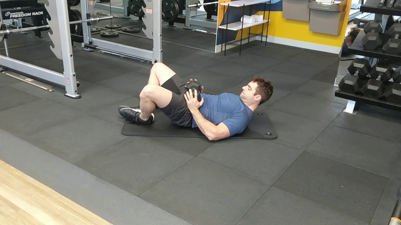 Dumbbell Frog Pump - YouTube