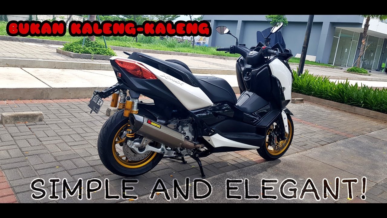 XMAX 250 MODIFIKASI SIMPLE ELEGANT TIDAK KALAH DENGAN FORZA!! OHLINS ...