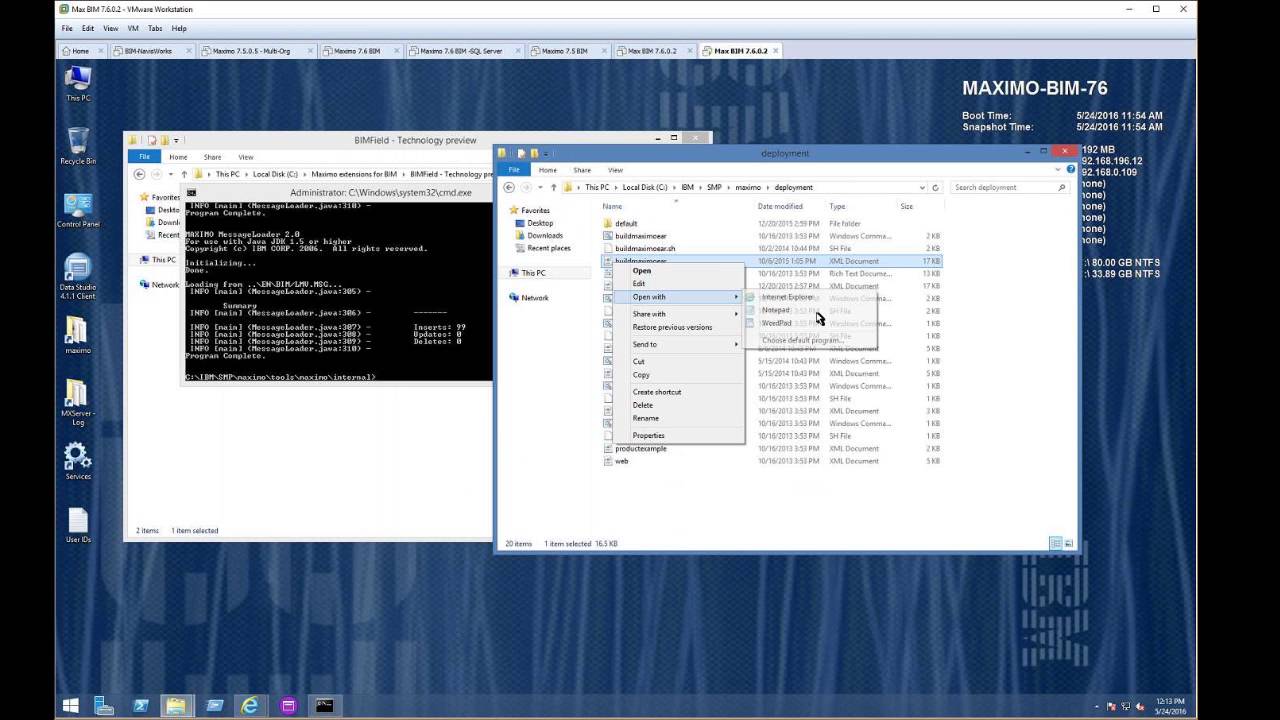 Maximo BIM install - YouTube