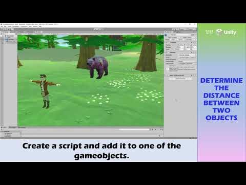 Unity3D Tutorial: How to Calculate Distance Between Two Objects in Your Game Scene - YouTube
