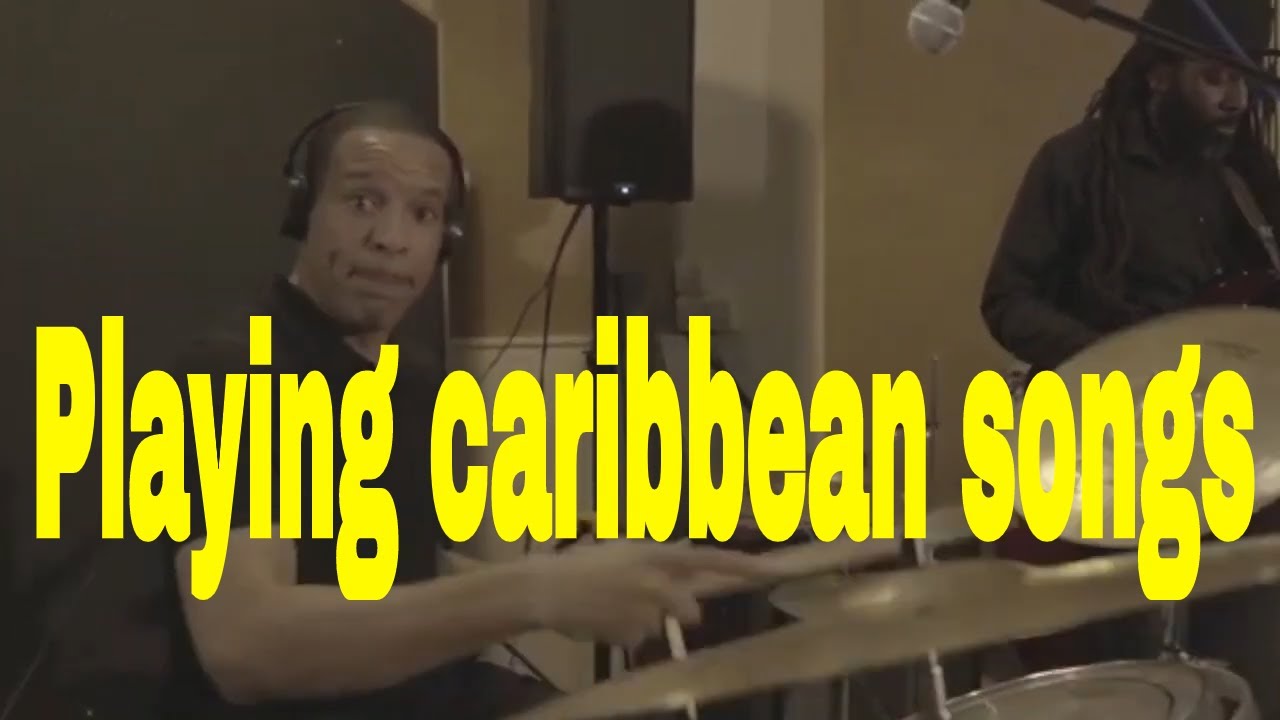 Playing cover songs caribbean style - YouTube
