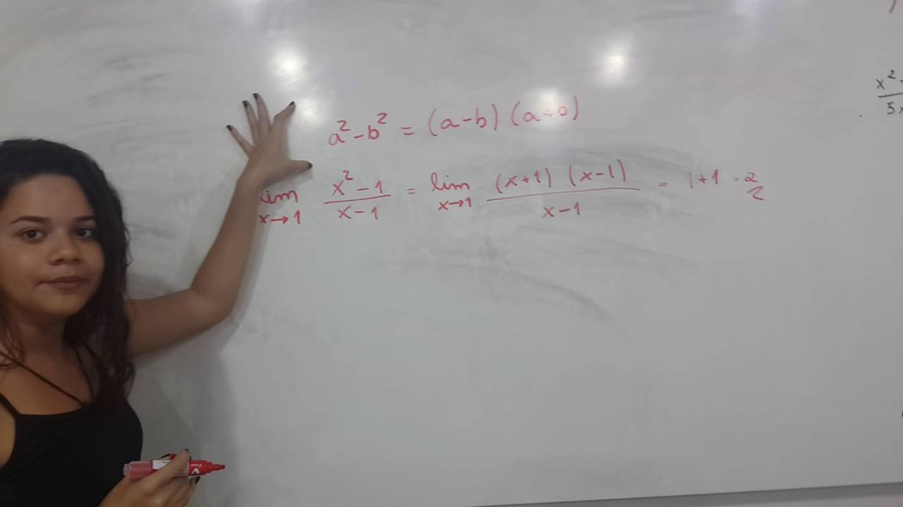 Resolvendo questão sobre limite- Virgínia Rayanne Soares de Souza - YouTube