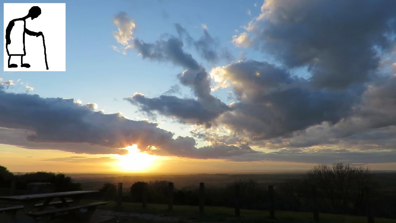 Sunset viewed from Tog Hill 160430 FULL VERSION - YouTube