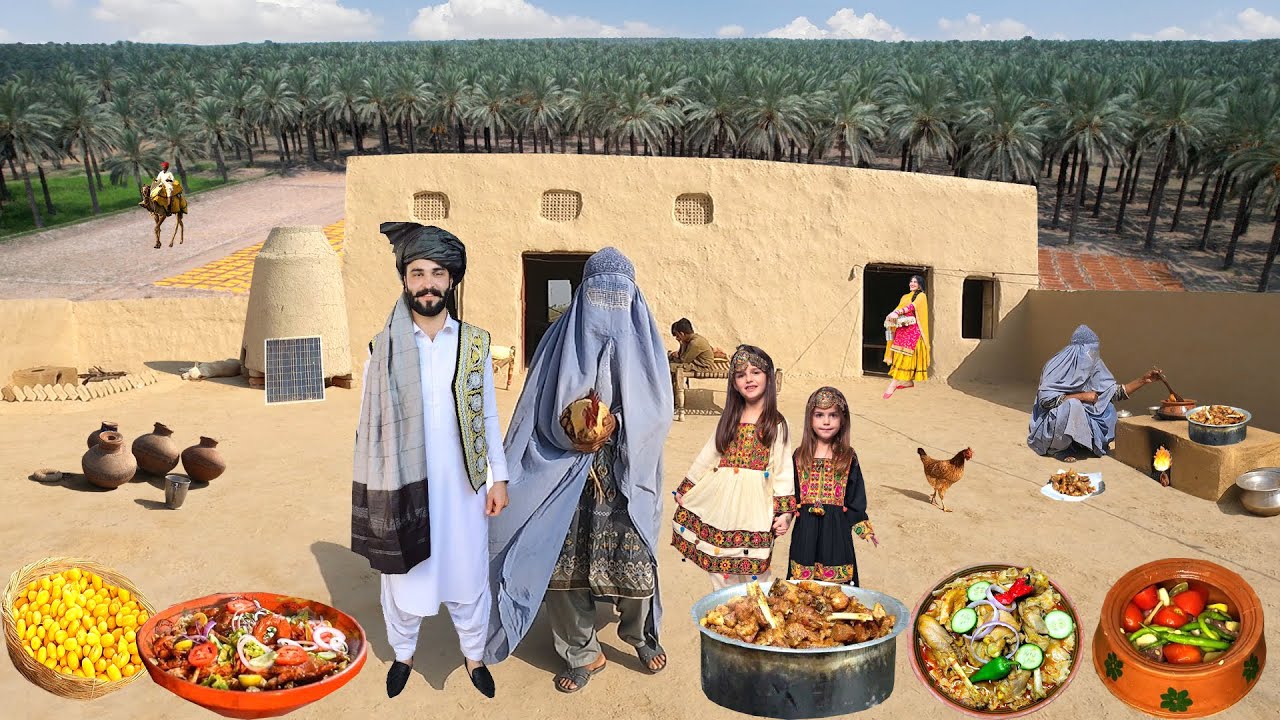 Village Woman Cooking Traditional Recipe in Ramadan Iftar | Village ...