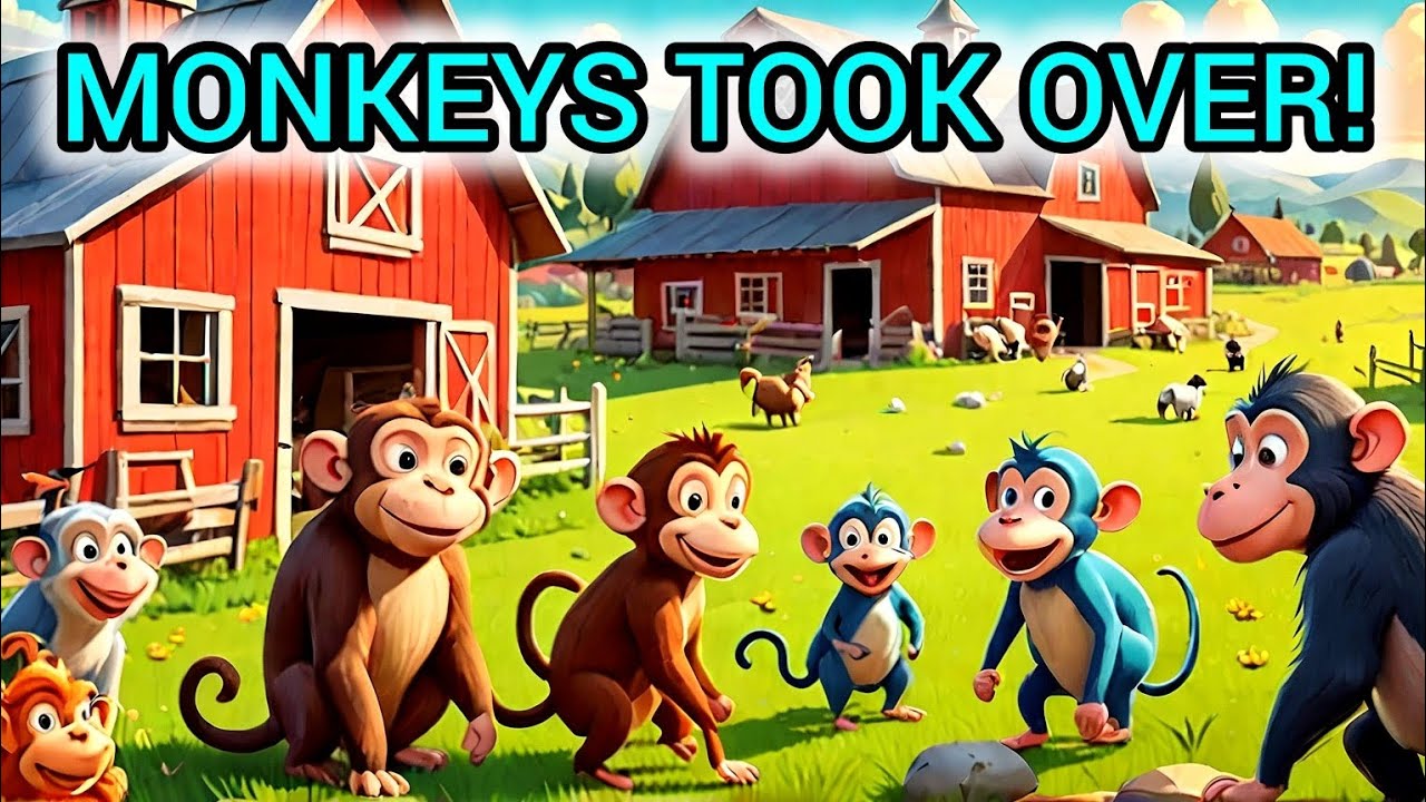 MONKEYS Take Over The Funniest Farm EVER! #bandarmama #monkey - YouTube