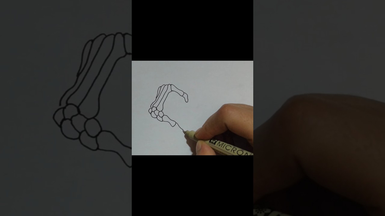 heart with skeleton hand #shorts #youtubeshorts - YouTube