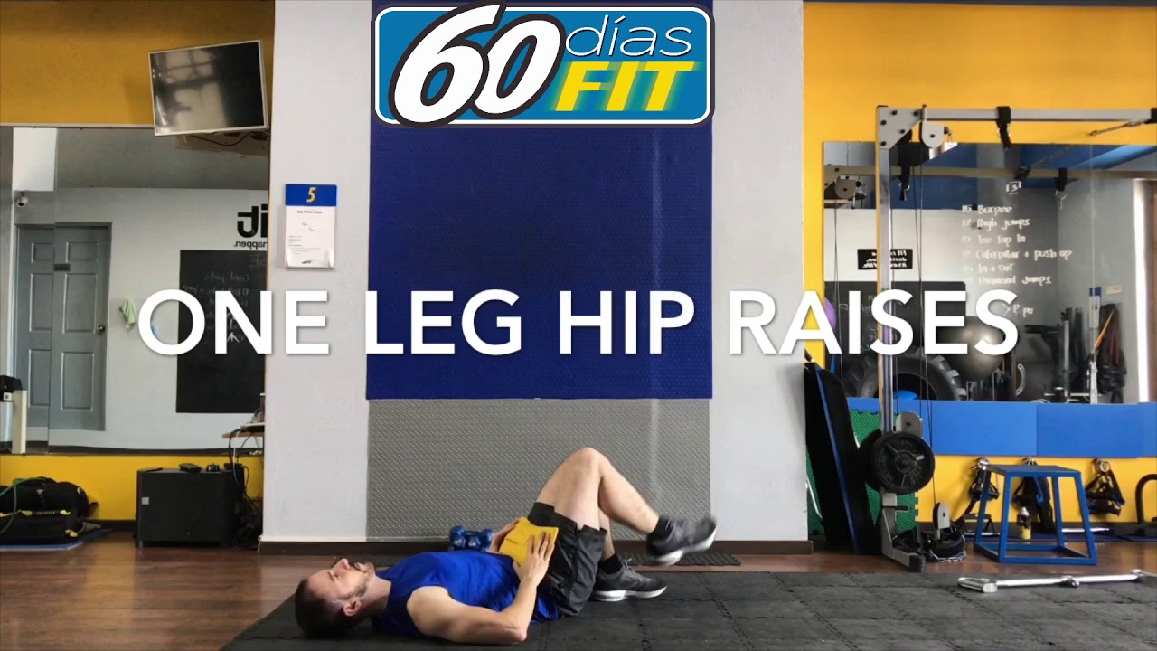 One leg hip raises - YouTube