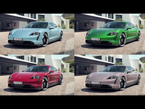 Porsche taycan new colors store