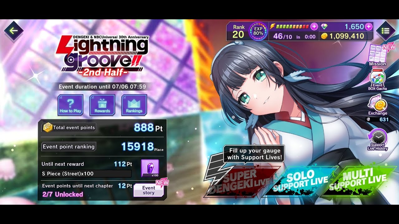 Event Collab D4DJ × Dengeki Universal Lightning Groove!! Part 2 - YouTube