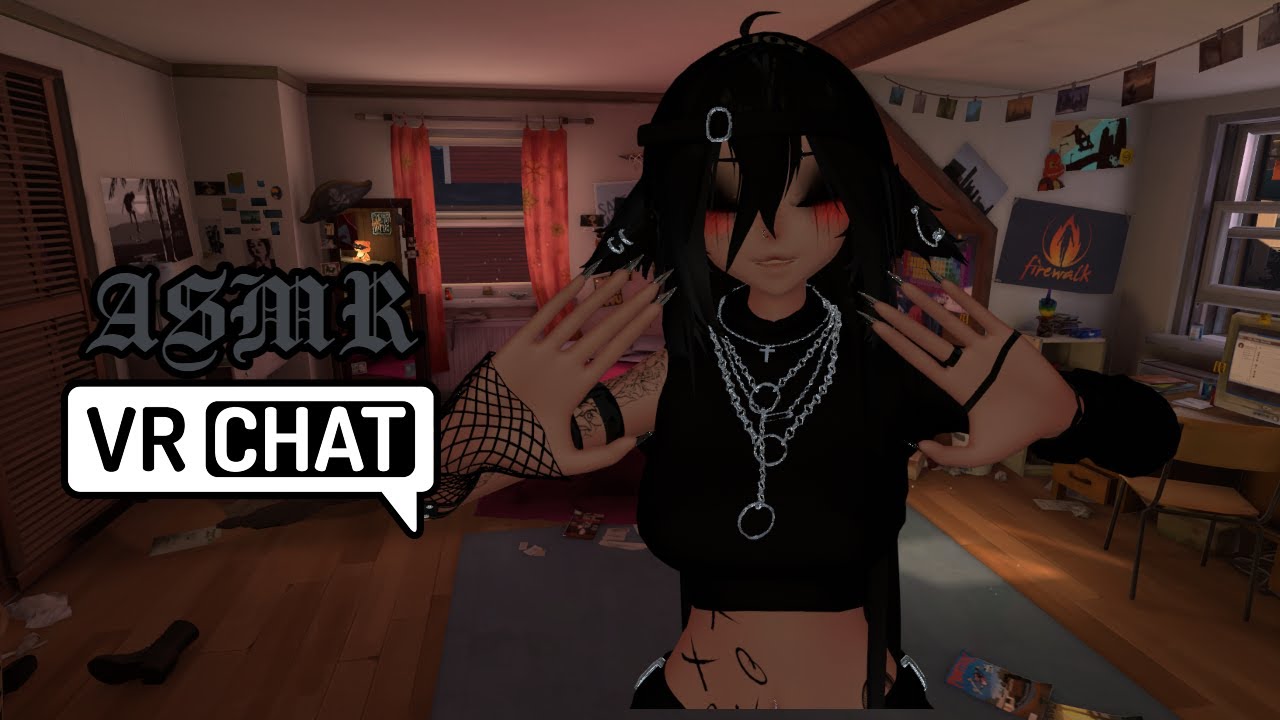 ASMR | Goth Girlfriend Roleplay [ VRChat - V-Tuber ] - YouTube