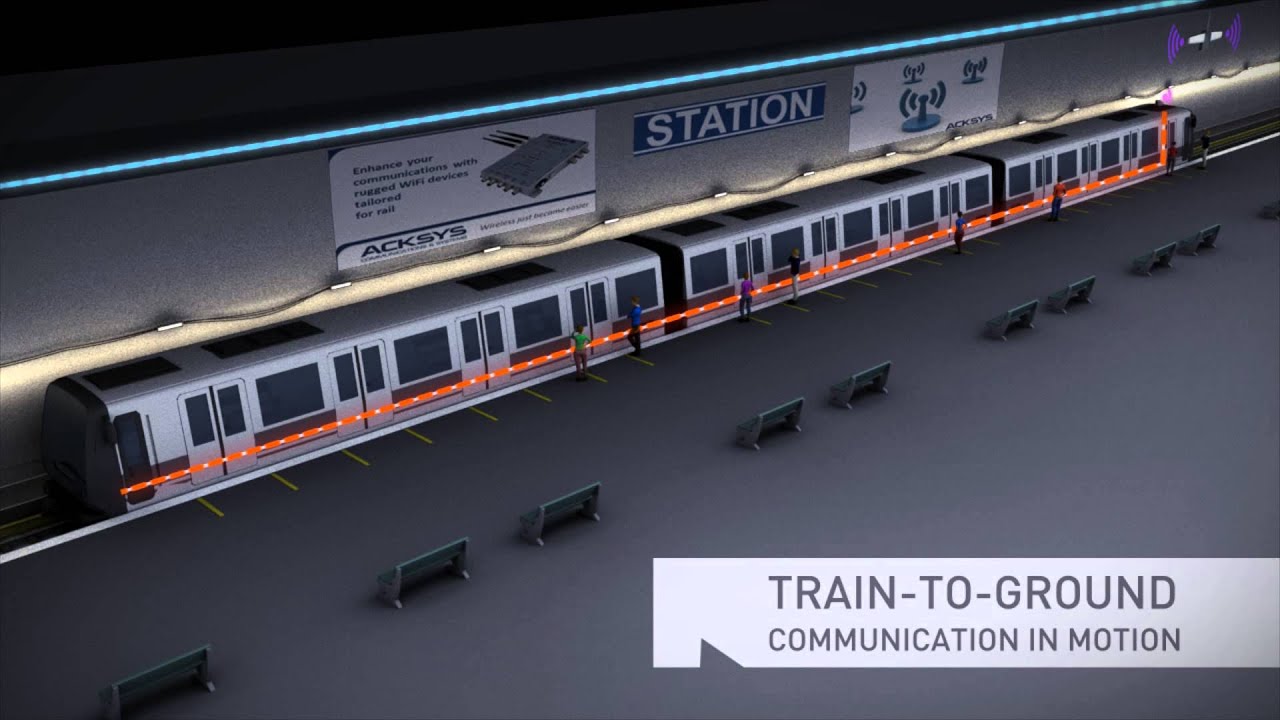 Acksys - Wireless communications for train & subway - YouTube
