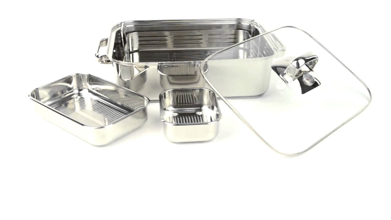 WMF Vitalis Stovetop Steamer Pan - Stainless Steel, 6.8 qt. - YouTube