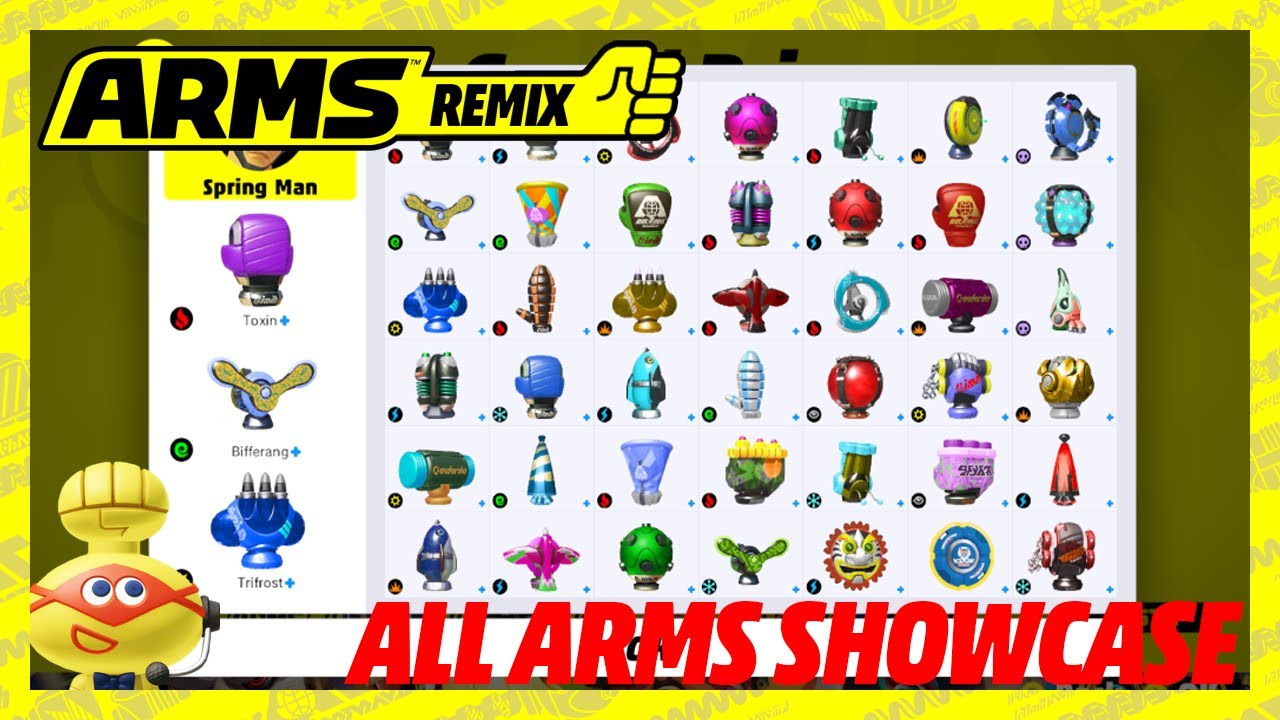 ARMS REMIX - All ARMS Showcase - YouTube