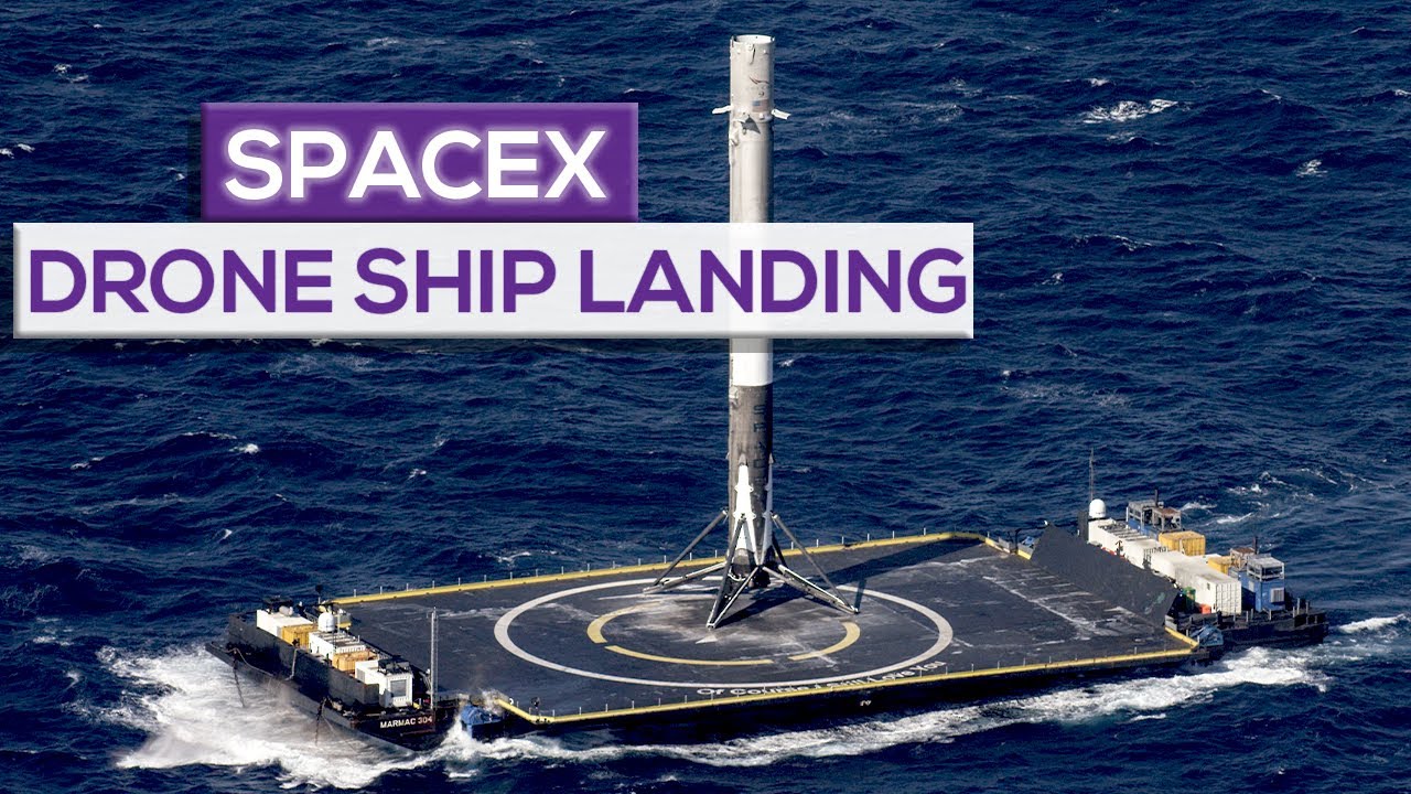 SpaceX Drone Ship Landing! (Part 2) - YouTube