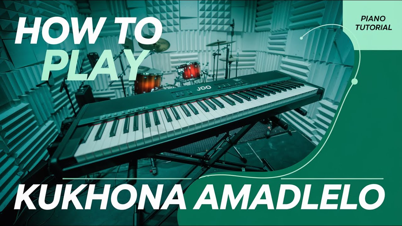 Kukhona Amadlelo Ayanda Ntanzi Piano Tutorial In Ab Major - YouTube