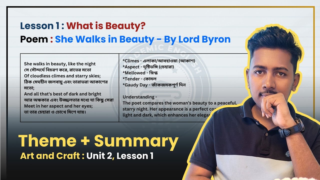 She Walks in Beauty by Lord Byron | Summary, Theme, & Line-by-Line ...