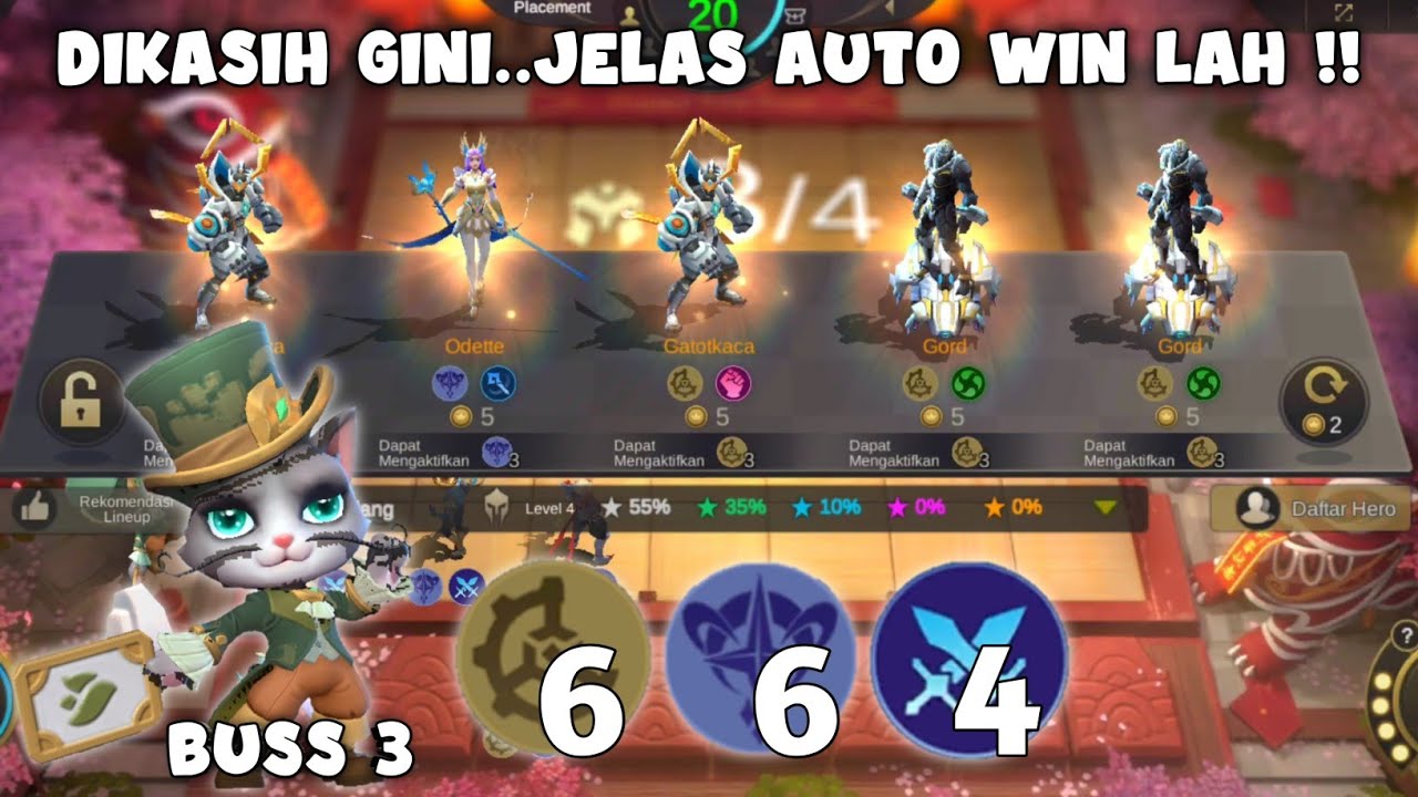 NEW GAMEPLAY BUSS 3 | CARA MUDAH BIKIN HYPER HERO LEGEND BINTANG 3 MAGIC CHESS MOBILE LEGENDS ...