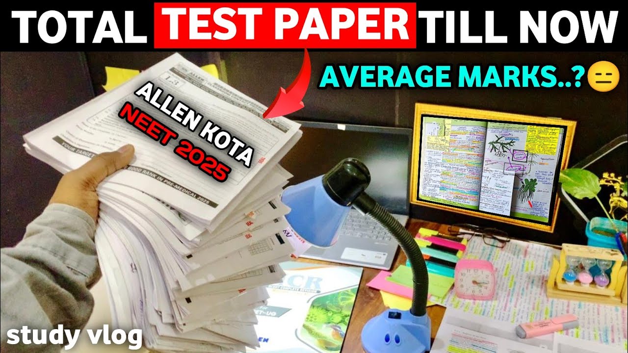 How Many Mock Tests I Attempted to Average 6** in Allen Kota Classroom ...