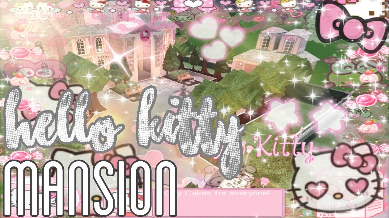 Bloxburg Hello Kitty Mansion Exterior Melendezz Youtube