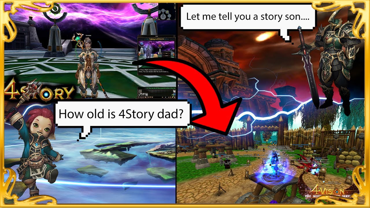 4Story Gameplay After 13 years ! ( On 4Vision ) - YouTube