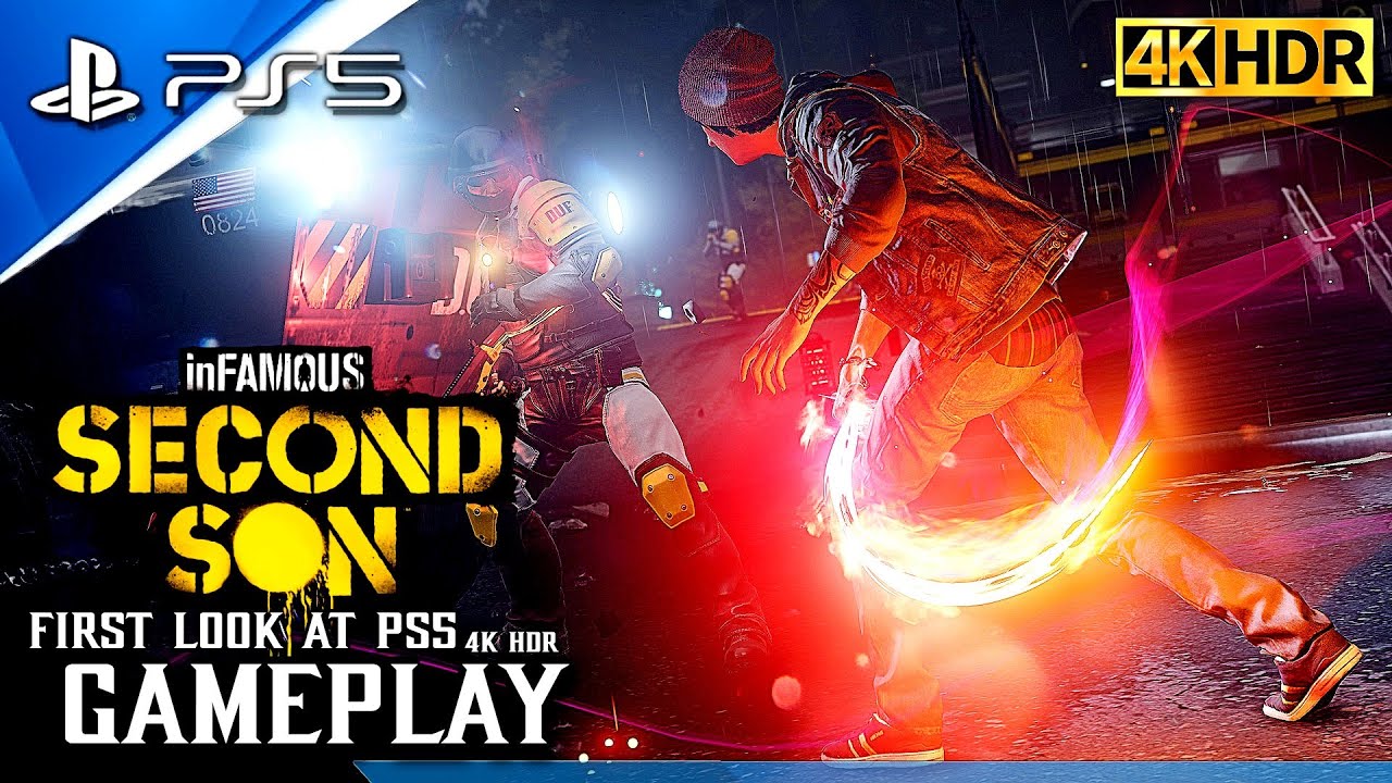 inFAMOUS Second Son - PS5 Gameplay || PS5 [4K HDR] - YouTube