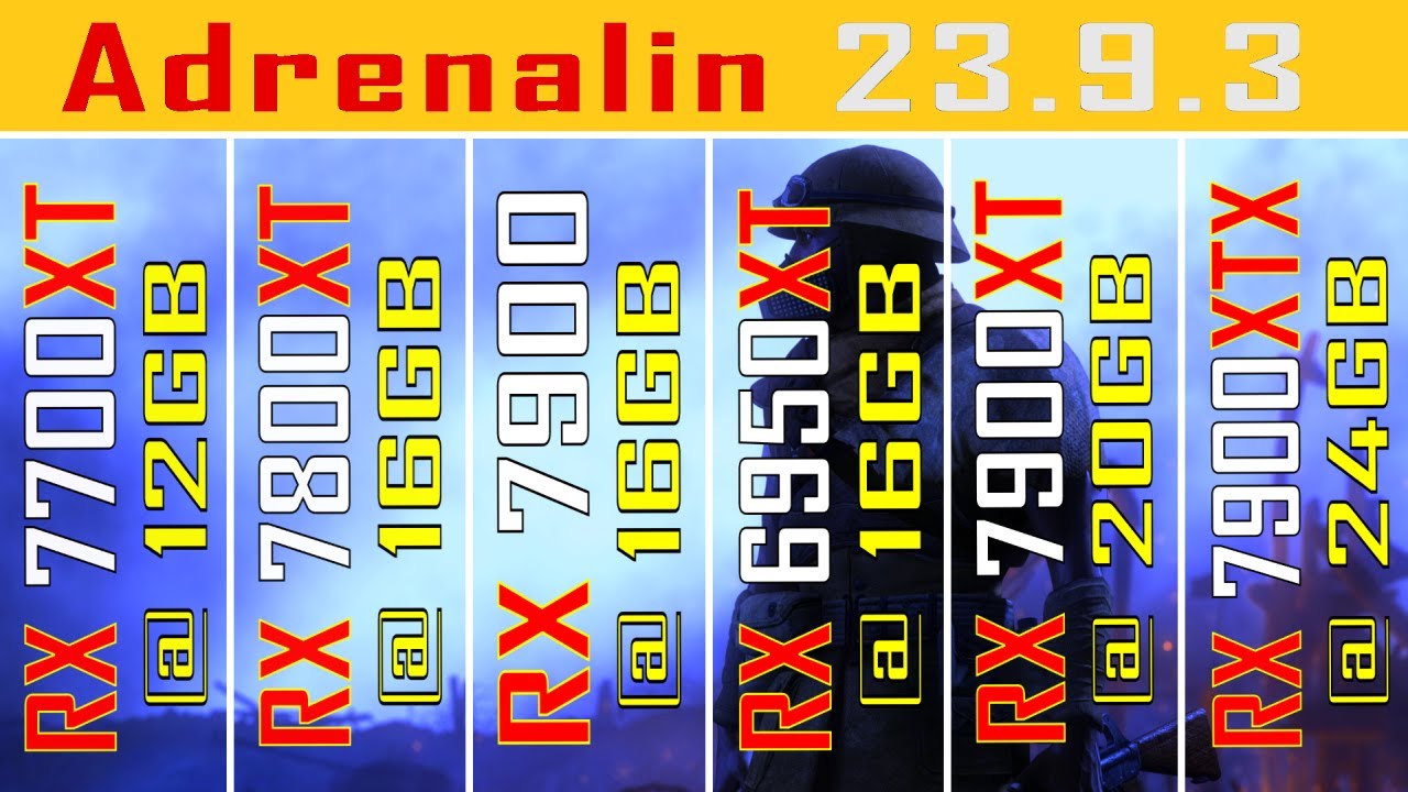 RX 7700XT vs RX 7800XT vs RX 7900 vs RX 6950XT vs RX 7900XT vs RX ...
