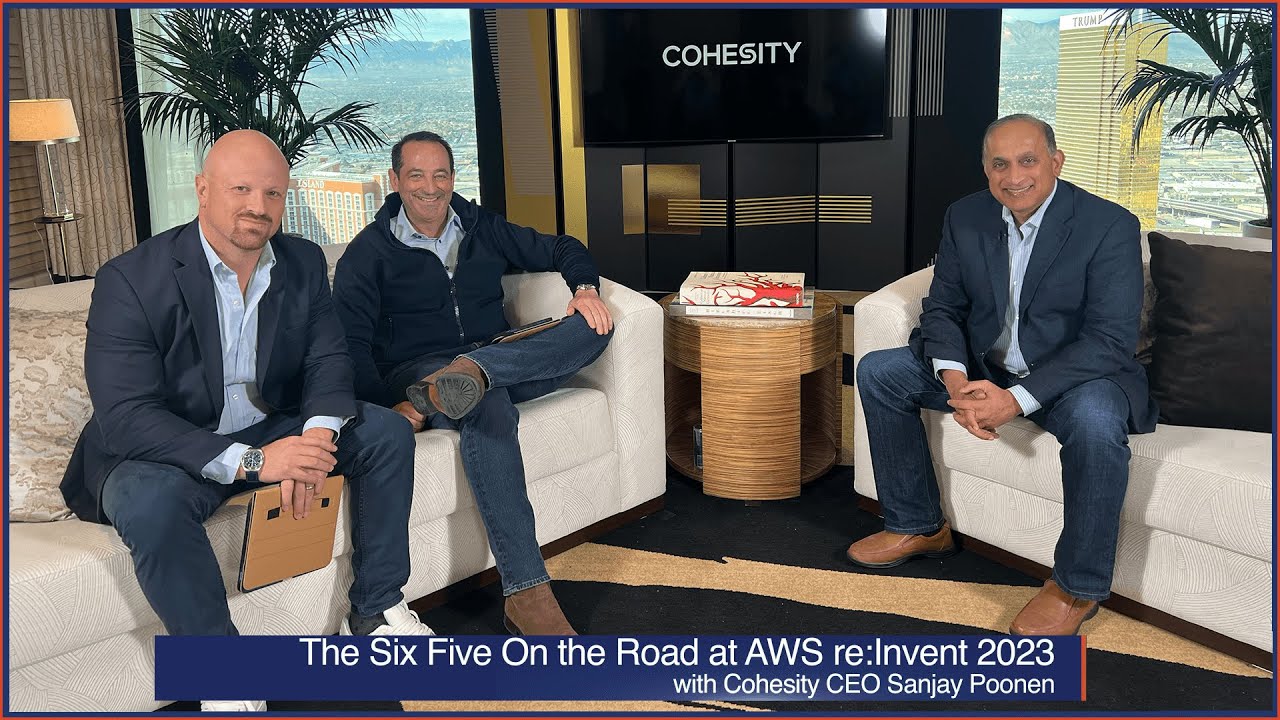 Cohesity at AWS re:Invent 2023 - The Six Five on the Road - YouTube