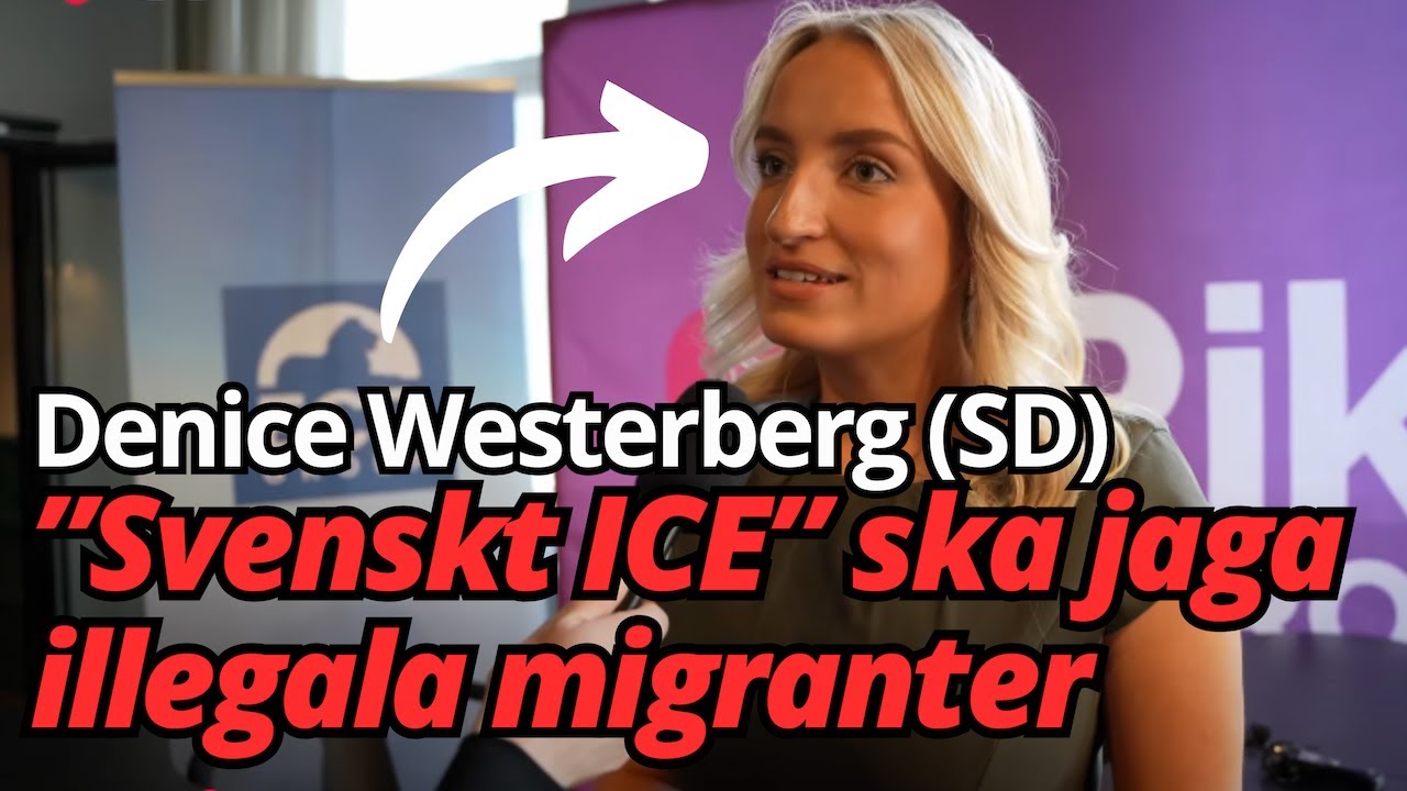”Svensk ICE NU – Sluta dalta med illegala!” - Denice Westerberg - YouTube