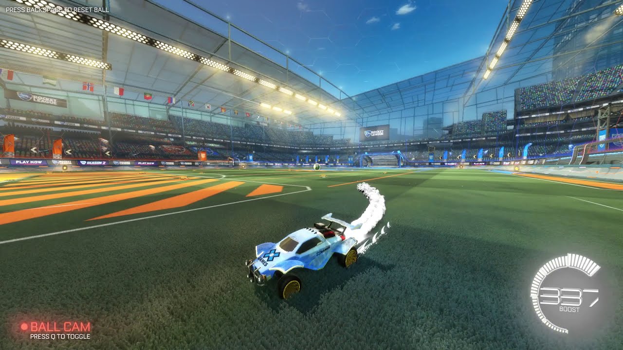TITANIUM WHITE POLYGONAL BOOST | ROCKET LEAGUE - YouTube