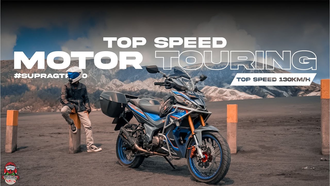 TEST TOP SPEED SUPRA GTR 150 MODIF ADVENTURE l MOTOR BERAT MASIH TEMBUS ...