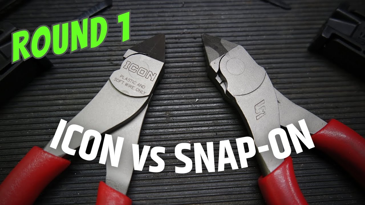 Flush-Cutter Face-Off! Round 1: Snap-on Vs Icon - Epic Flush-Cut Pliers ...