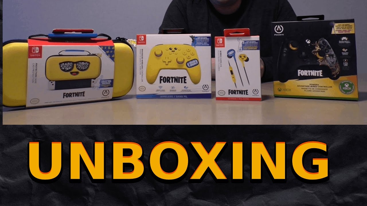 Unboxing Fortnite x PowerA Collection - YouTube