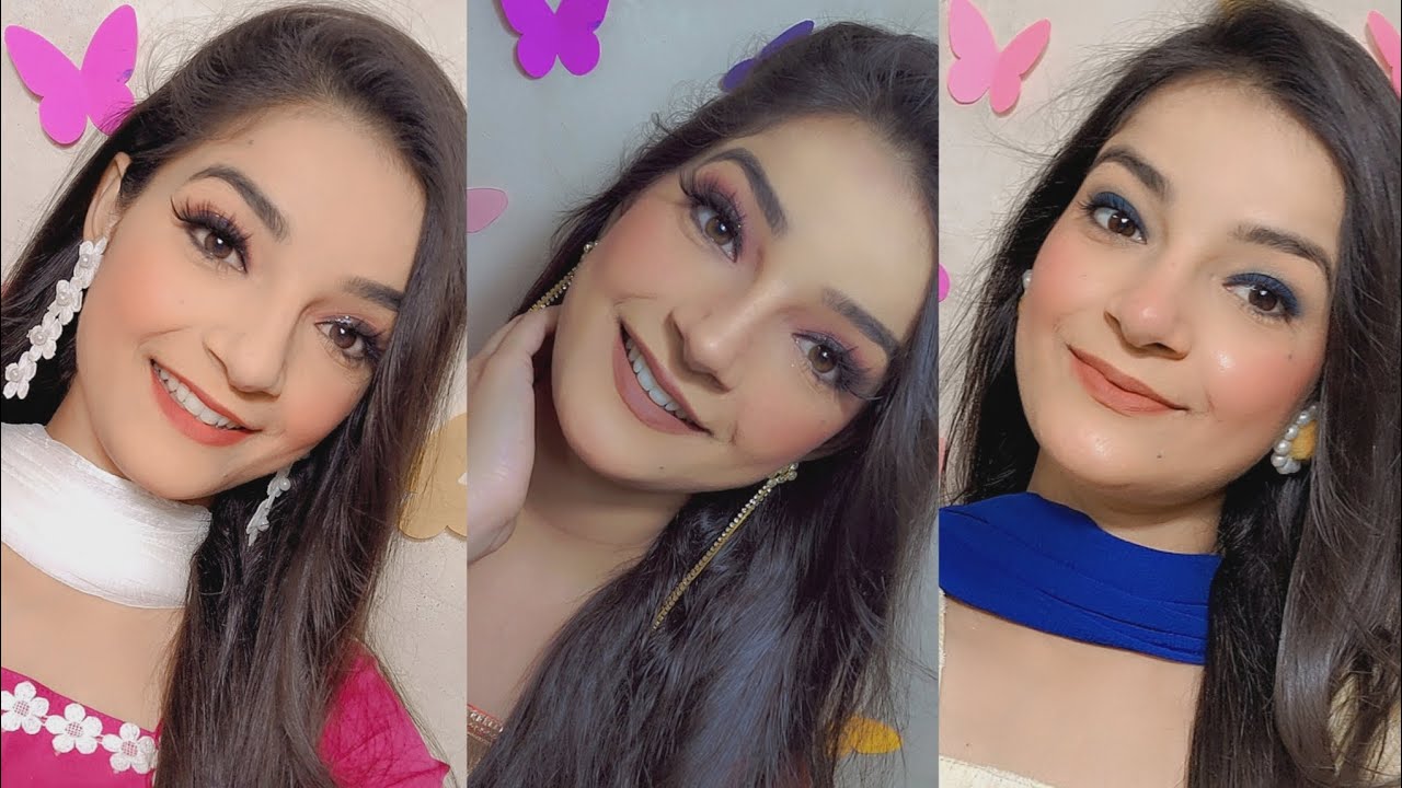 3 cute makeup tutorial for beginners // step by step eyemakeup tutorial ...