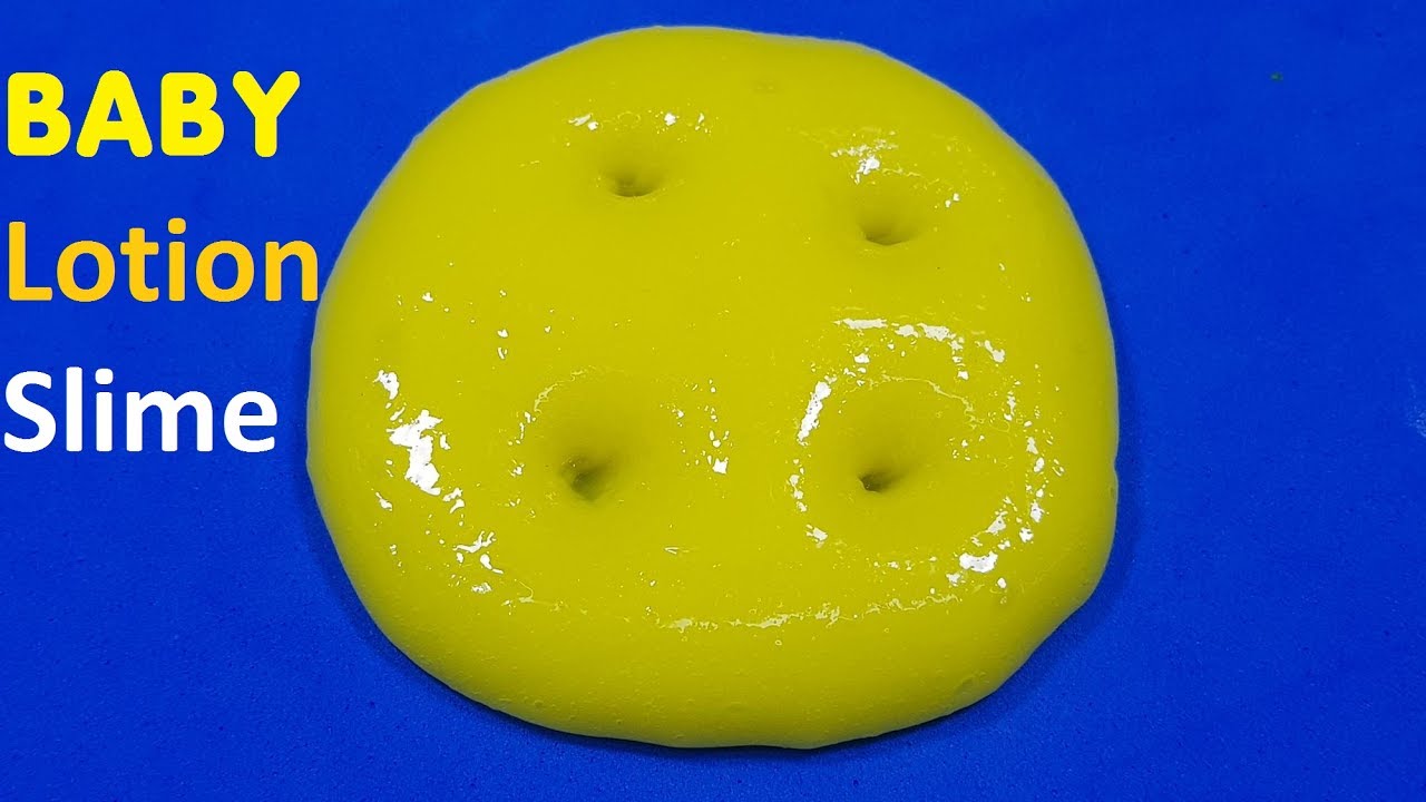 Gohnsons Baby Lotion Slime Super soft - YouTube