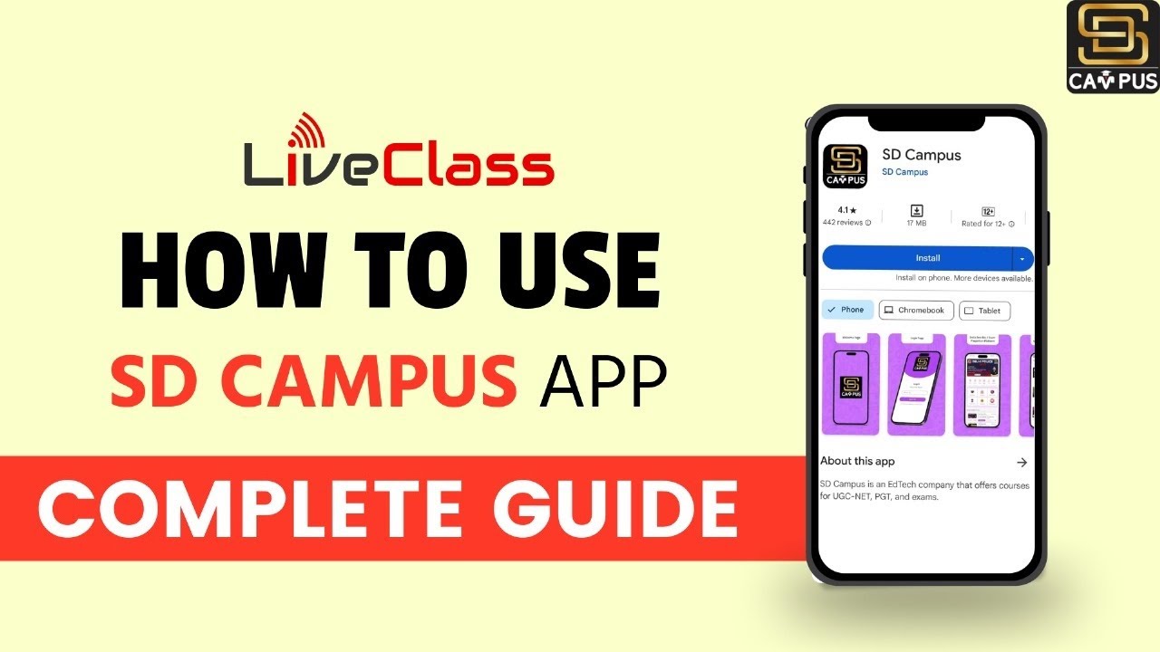 SD Campus App Kaise Use Kare | How To Use SD Campus App | Complete Information - YouTube