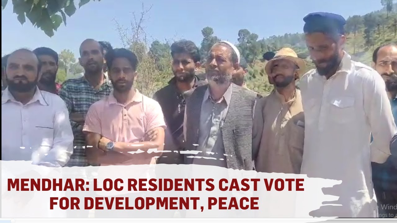 Mendhar: LOC Residents Cast Vote For Development, Peace - YouTube