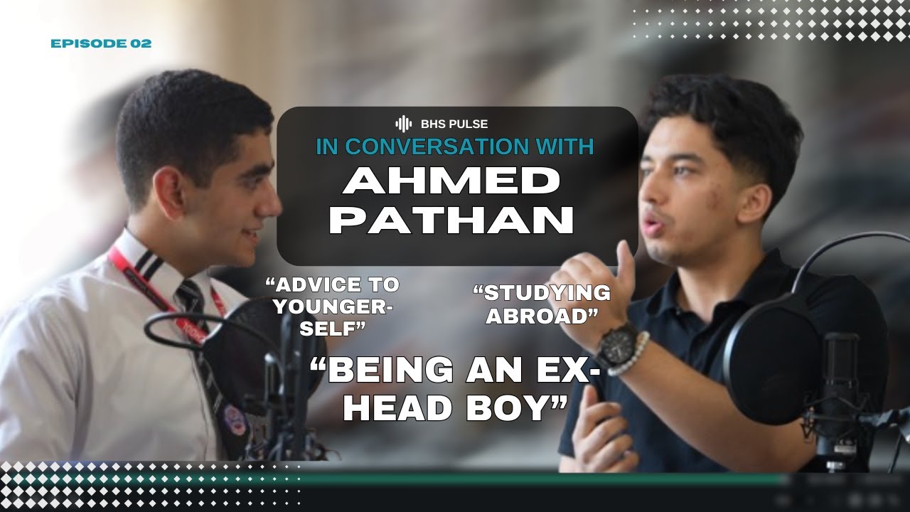 BHS PULSE - EP 2 | IN CONVERSATION WITH AHMED PATHAN | BHS PULSE - YouTube