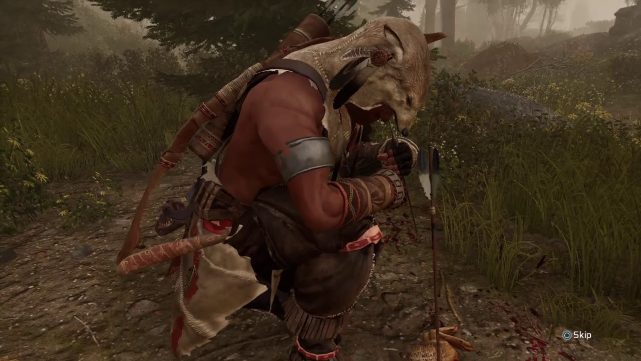 Assassin's Creed III Remastered animal spirit outfit freeroam - YouTube