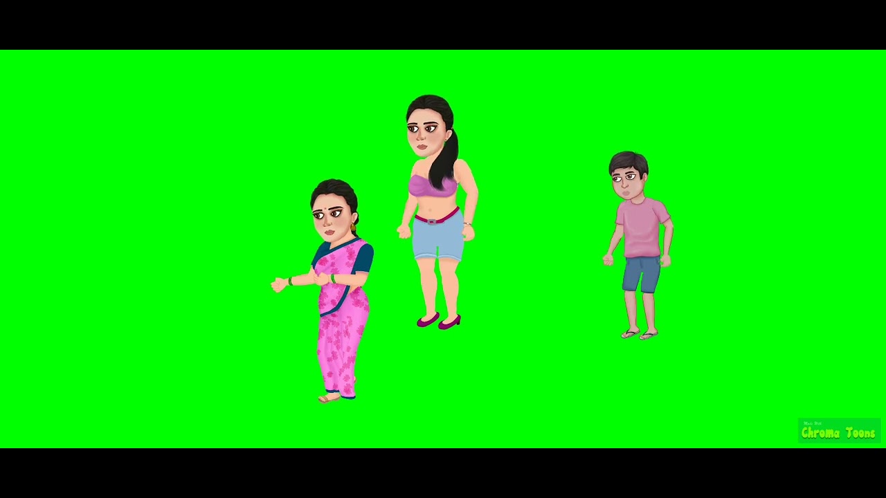 create a green screen animation cartoon character kienmaster mai kaise ...