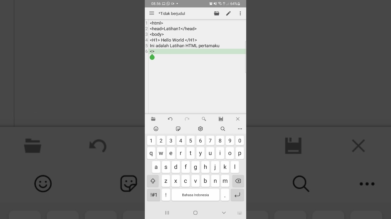 HTML dengan Teks Editor Quickedit - YouTube