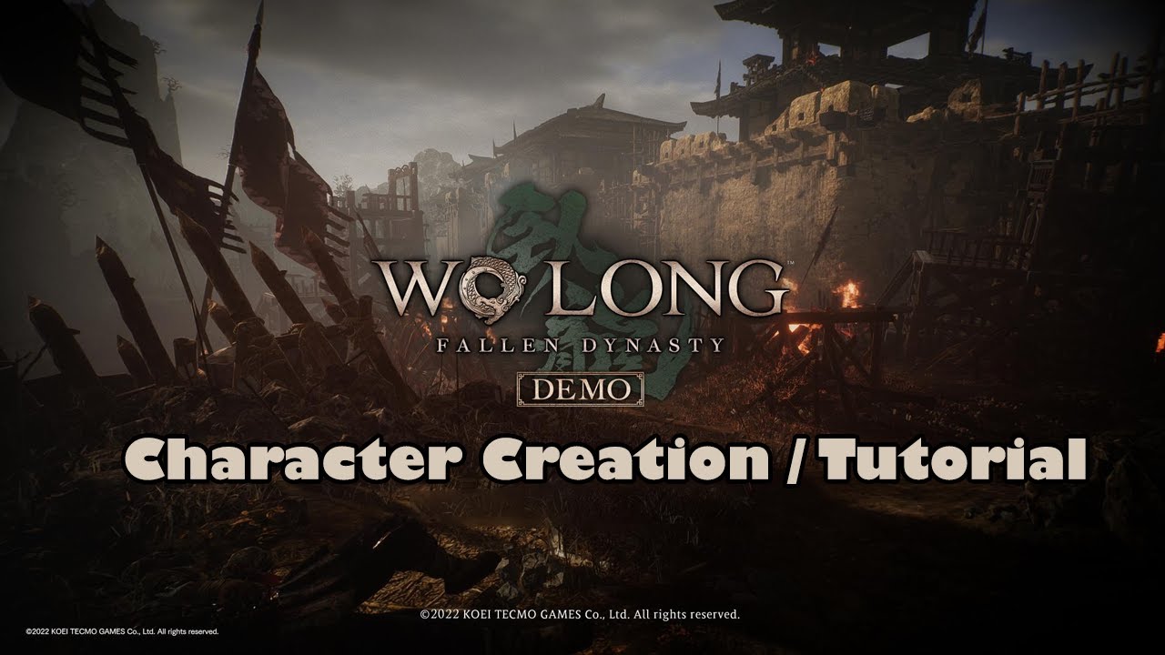 Wo Long: Fallen Dynasty - Character Creator / Tutorial - YouTube