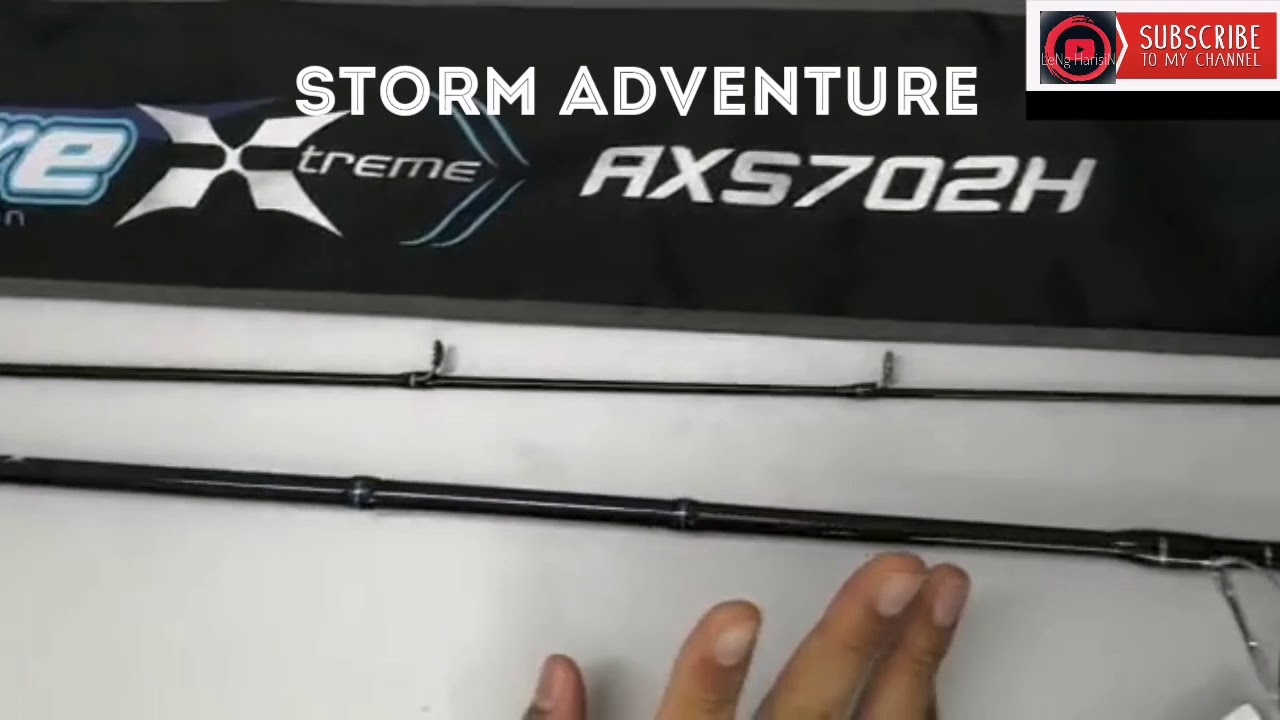 OHSEM !! STORM ADVENTURE X-TREME SPINNING ROD - YouTube