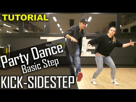 Party Dance Basic Step: The Kick-SideStep | Beginner Tutorial by MDS ...