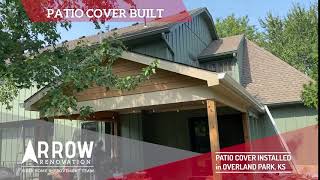 Patio Cover Built for Customer in Overland Park, KS