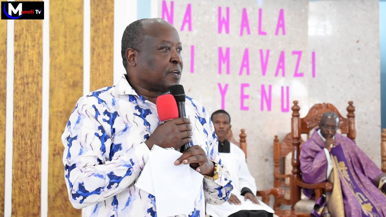 MP Samwel Arama's full speech at Holy Cross Catholic Church Nakuru Town ...