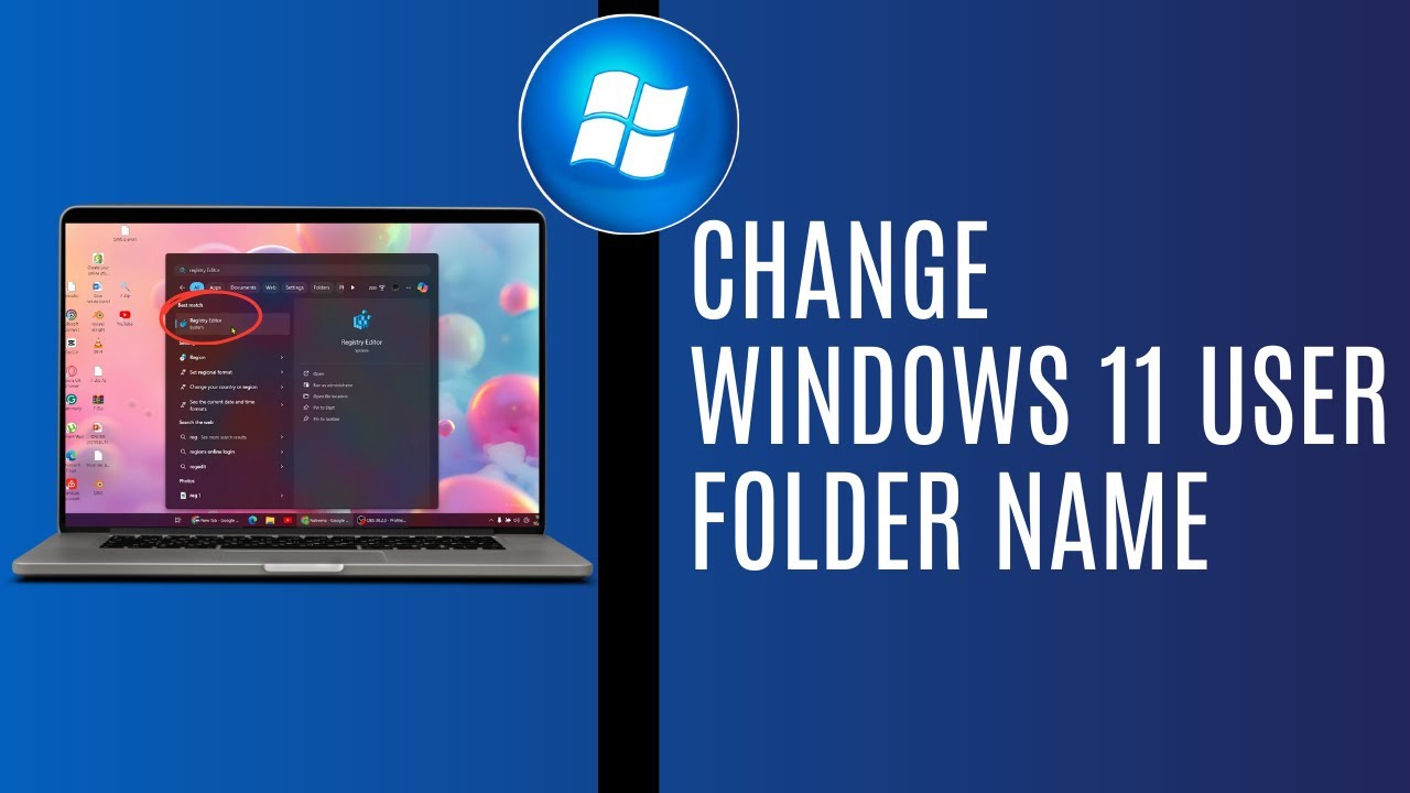 How To Change Windows 11 User Folder Name - YouTube