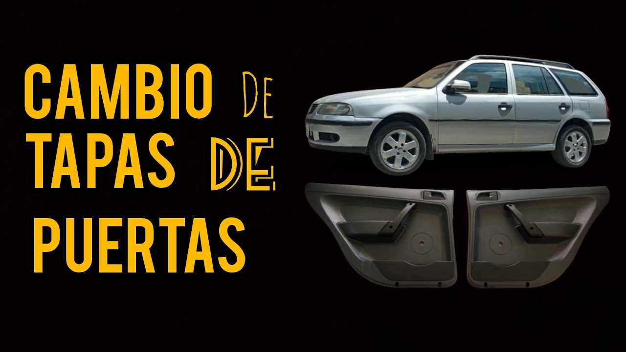 le instalo tapas de puerta de Pointer (gol) g4 a Pointer wagon g3 - YouTube